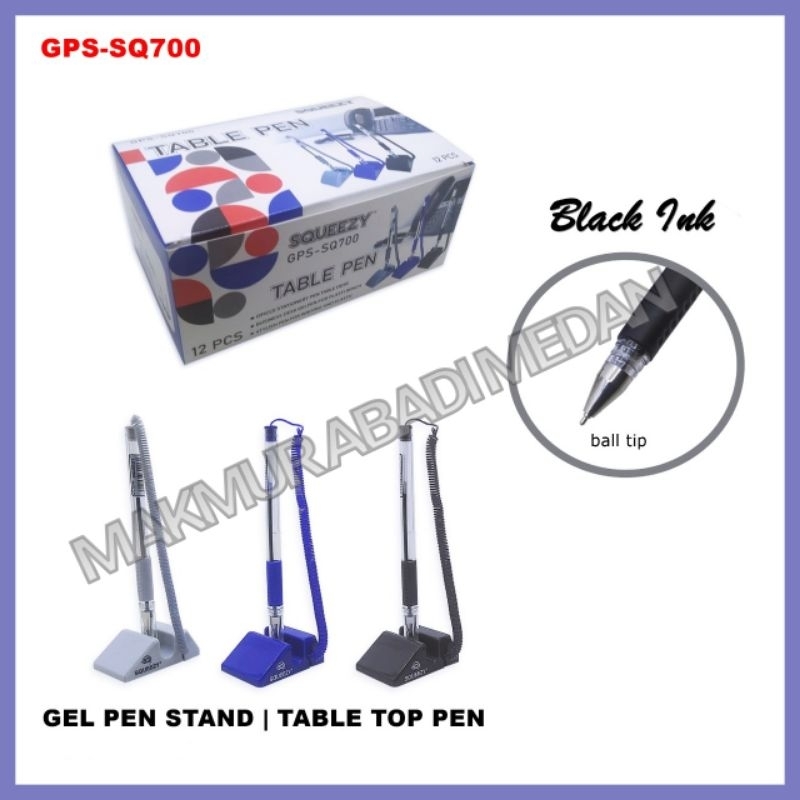 Jual (1 Pcs) Pulpen Meja Squeezy/Gel Pen Stand Squeezy/Table Top Pen ...