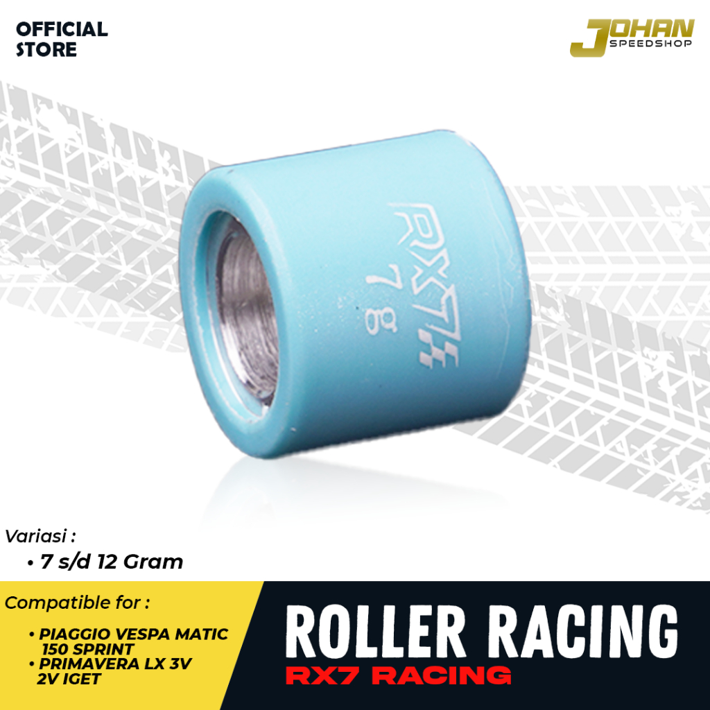 Jual Roller Rx7 Racing Vespa Matic 150 7Gram 8Gram 9Gram 10Gram 11Gram ...