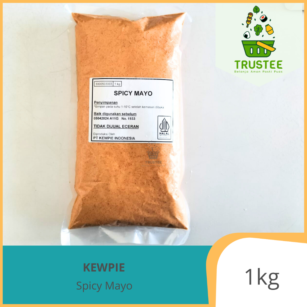 Jual Kewpie Spicy Mayo / Mayonais / Mayonnaise Pedas Halal 1kg | Shopee Indonesia