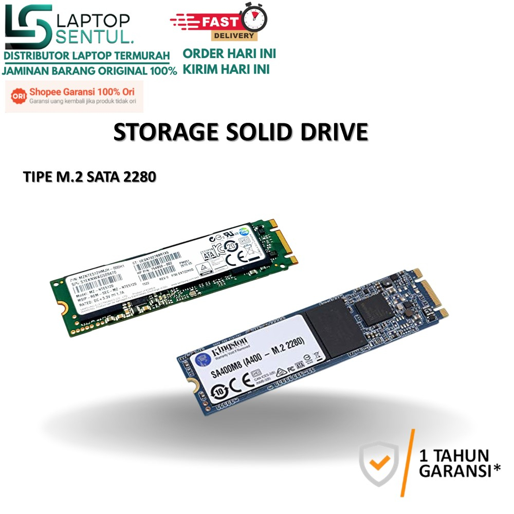 Jual SSD LAPTOP 128GB M.2 SATA 2280 MURAH GARANSI 1 TAHUN | Shopee ...