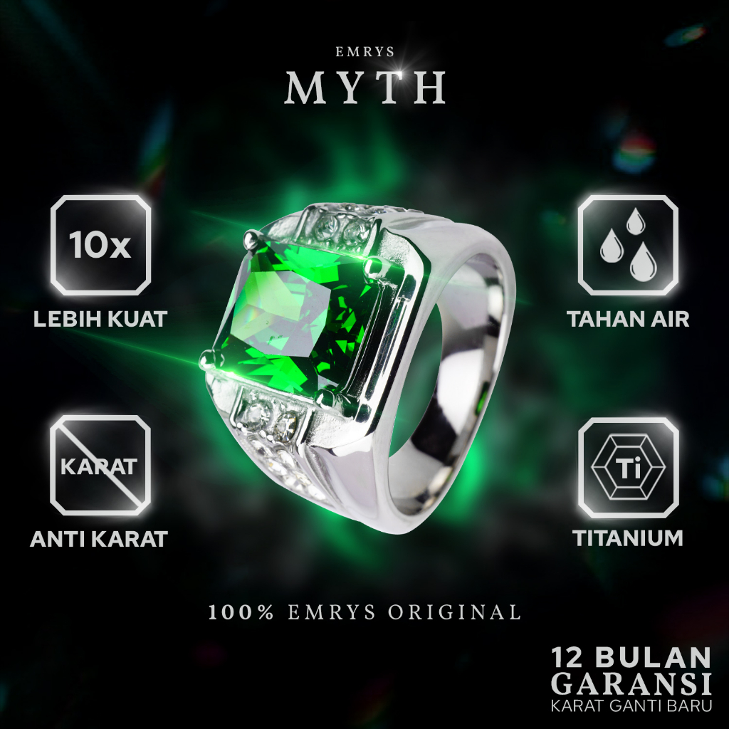 Jual [SPECIAL PROMO] BUY 1 FREE 1 GIFT Emrys Premium Ring MYTH Real ...