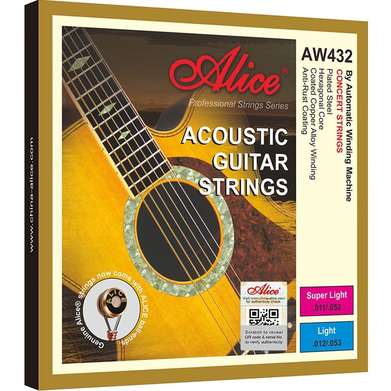 Jual Alice AW432 Senar Gitar Akustik Profesional Copper Alloy Anti ...