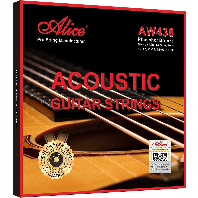 Jual Alice AW438 Senar Gitar Akustik Profesional Phosphor Bronze Anti ...