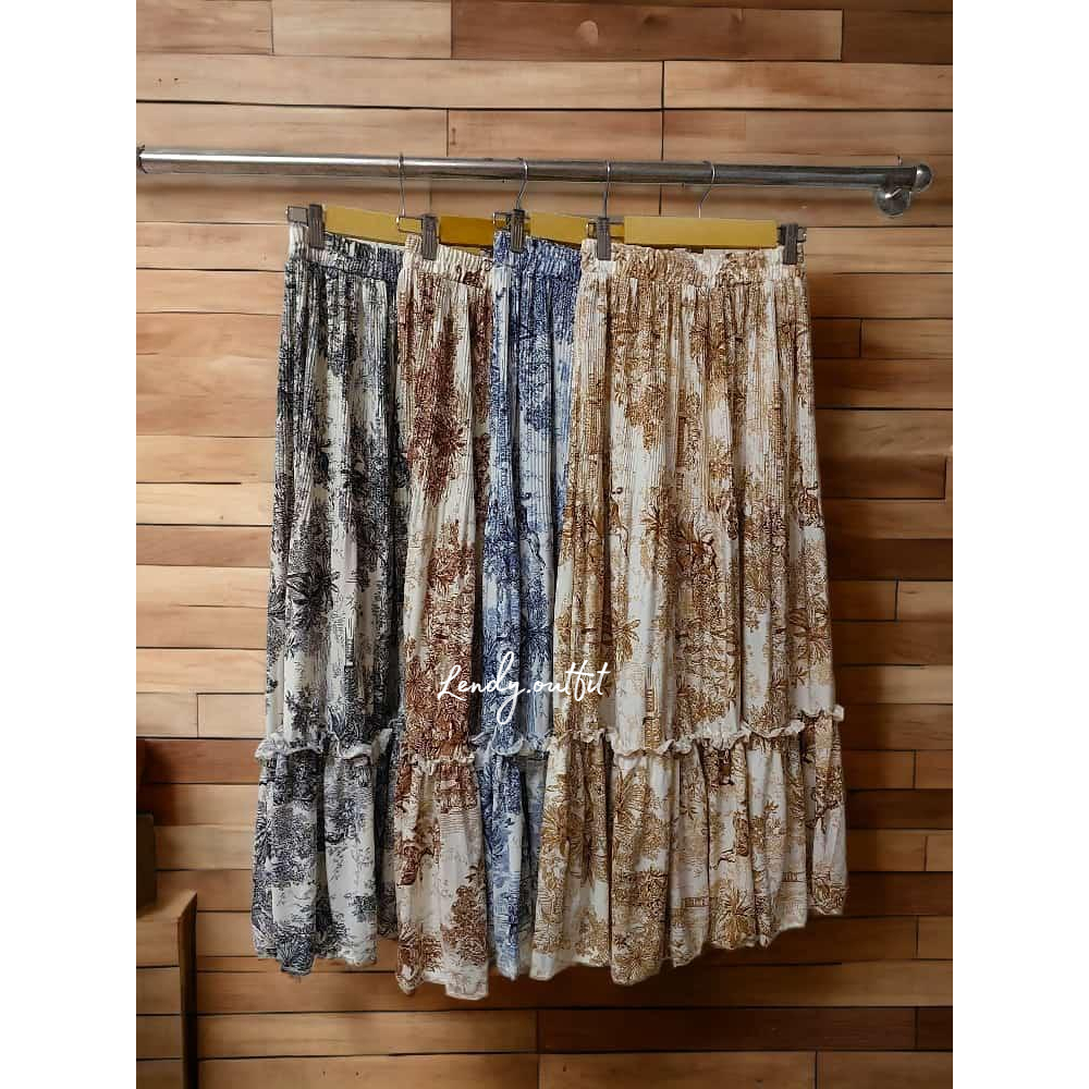 Jual Rok Plisket Premium /Rok Plisket Korea / Plisket Ruffle Casual ...