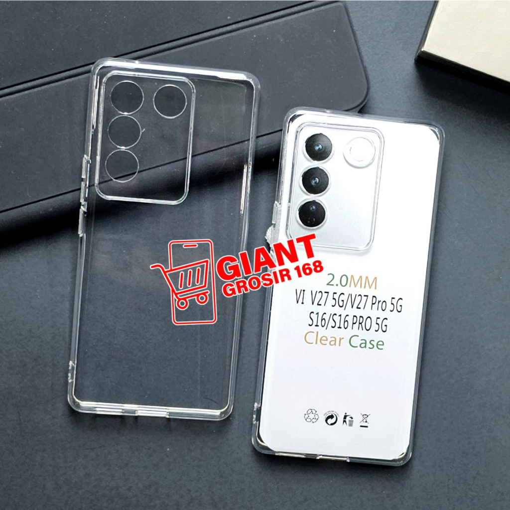 Jual VIVO V27 5G CASE CLEAR HD 2.0MM CASE BENING TRANSPARAN VIVO V27 5G ...
