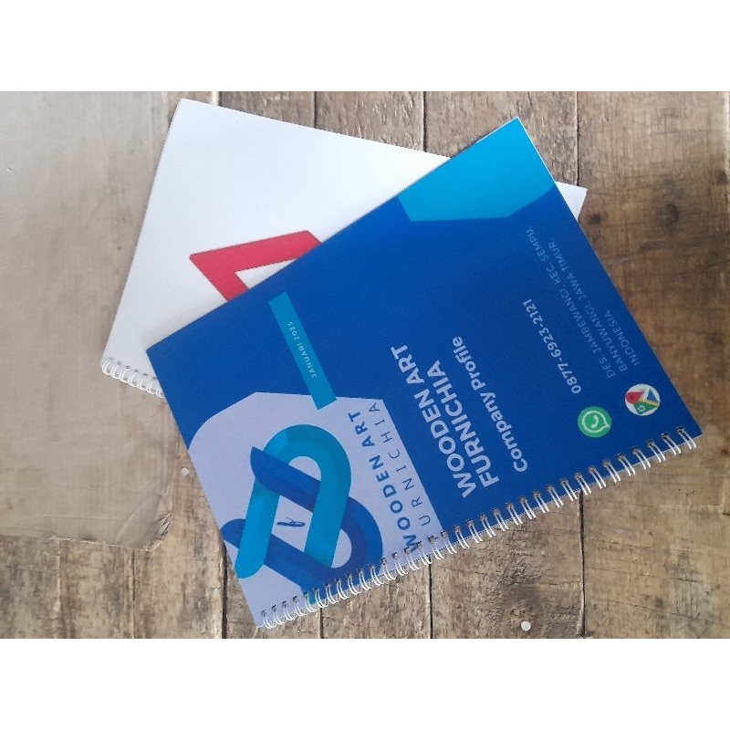 Jual cetak print company profile jilid spiral ( A4 ) | Shopee Indonesia
