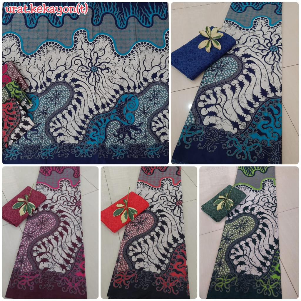 Jual kain batik printing halus motif urat kekayon | Shopee Indonesia
