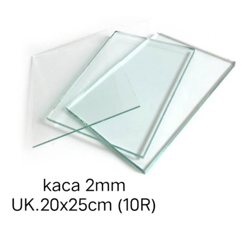 Jual kaca bening 2mm UK 20x25cm (10R) | Shopee Indonesia