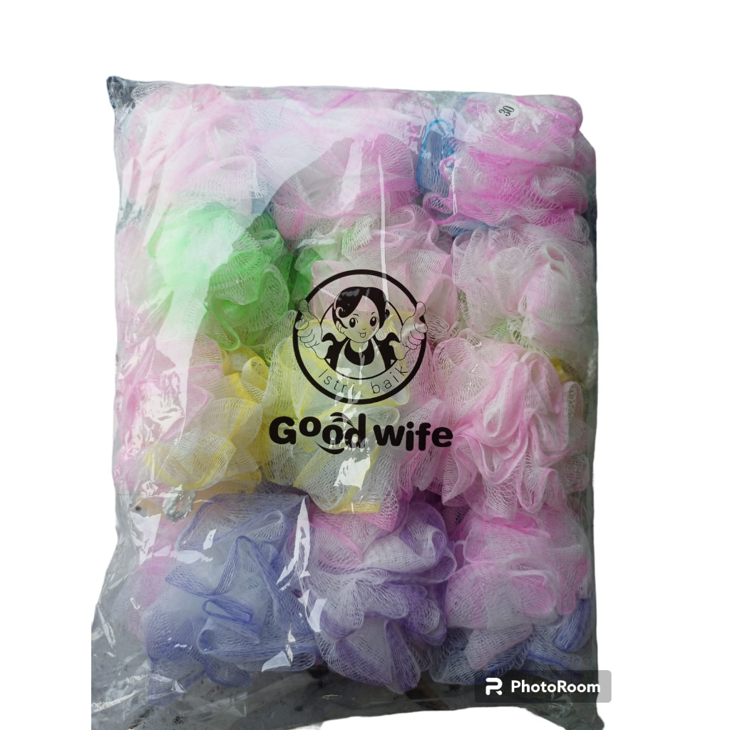 Jual Spon Mandi - Sponge - Spons Mandi Bath Shower Sponge (12 PCS ...