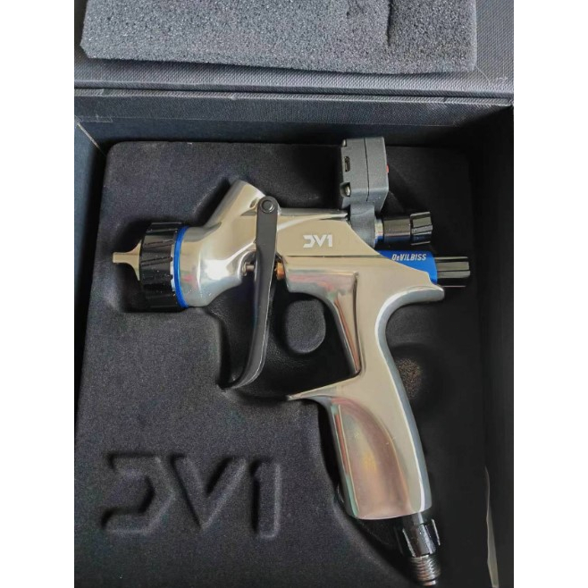 Jual DeVilbiss DV1 Silver/Olive Digital Spray Gun | Shopee Indonesia