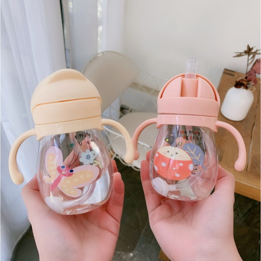 Jual Botol Minum Training Bayi Cup Sedotan Pegangan Gelas Anak Susu Balita | Shopee Indonesia