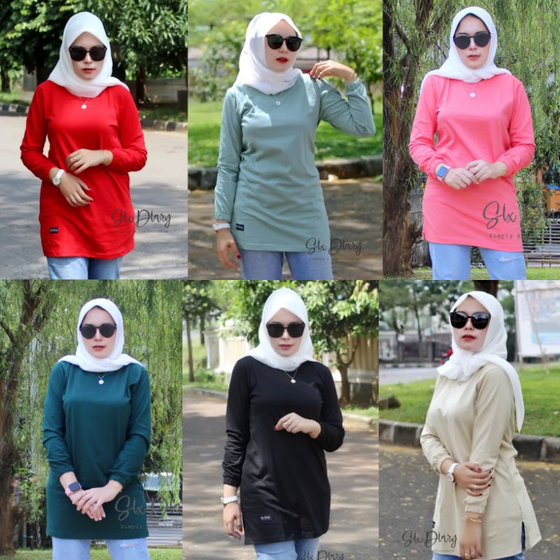 Jual ATASAN WANITA TERBARU | TUNIK POLOS ORIGINAL SIX DIARY | FASHION WANITA KEKINIAN | ATASAN ...