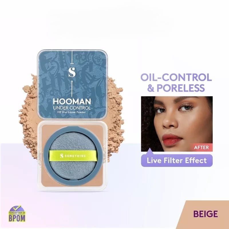 Jual SOMETHINC HOOMAN UNDER CONTROL HD BLUR LOOSE POWDER/BEDAK TABUR 13GR | Shopee Indonesia