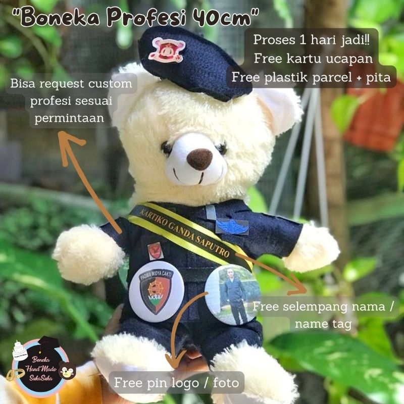 Jual BONEKA PROFESI BIG POLSUSPAS - BRIMOB - TNI AD - POLISI - MARINIR ...