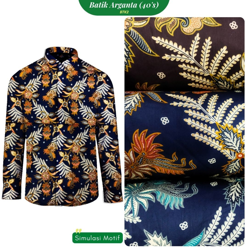 Jual Kain Batik Katun Motif Premium Halus Murah Meteran Bahan Batik ...