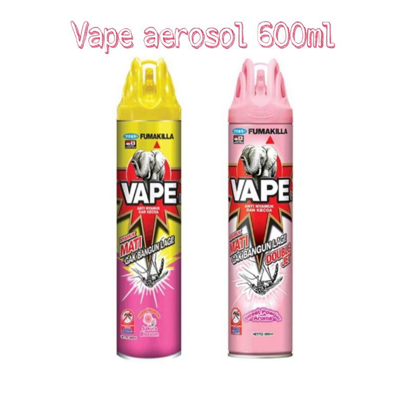 Jual VAPE aerosol spray obat nyamuk 600ml | Shopee Indonesia
