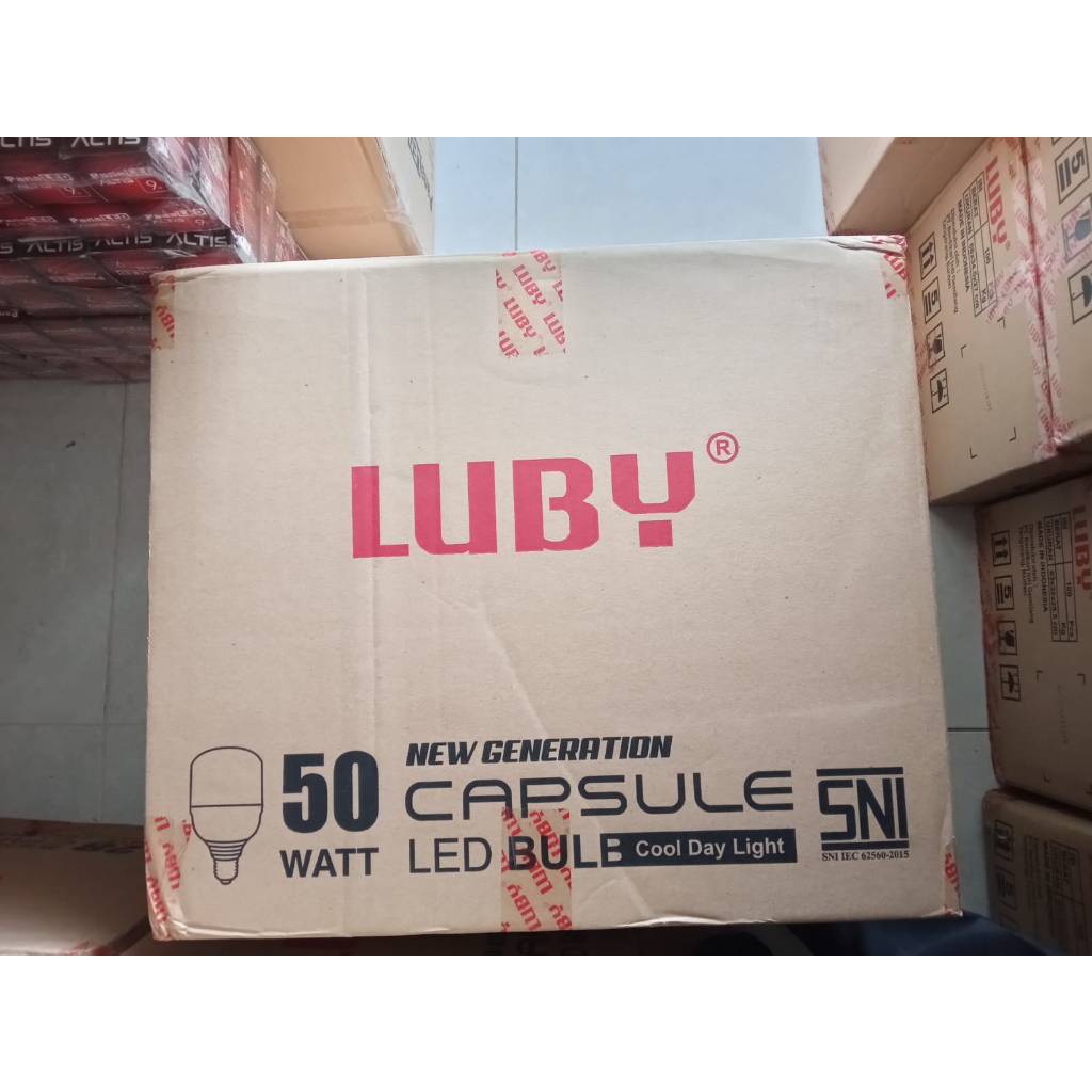 Jual Lampu LED 50 Watt Putih Luby Capsule 50W Bohlam LED 50W (1 DUS / 1 ...