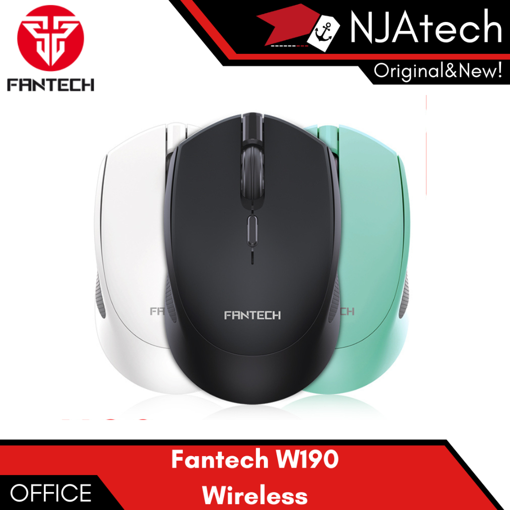 Jual Mouse Wireless Fantech W190 Wireless Bluetooth Mouse Dual Mode ...
