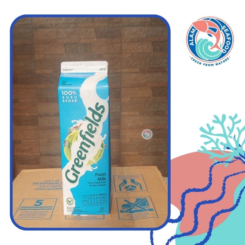 Jual Susu Greenfields FRESH MILK 1L/FRESH MILK greenfields 1000ml | Shopee Indonesia