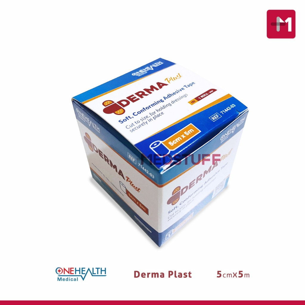 Jual Dermaplast 5cm x 5m Adhesive Tape Onehealth Plester Luka | Shopee ...