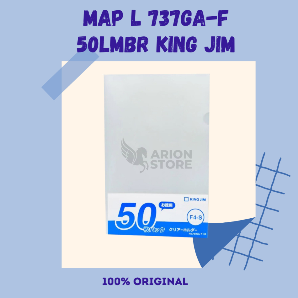 Jual [ARION STORE] Map L F4 737GA-F 50 Lembar King Jim / Map L 50 ...