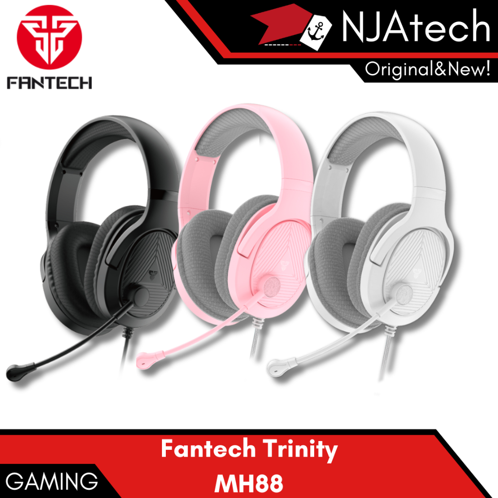 Jual Headset Gaming Fantech TRINITY MH88 Multiplatform Wired FREE ...