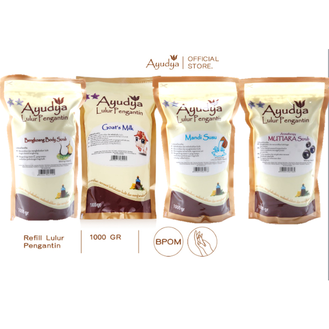 Jual AYUDYA LULUR PENGANTIN 1000GR - LULUR PENGANTIN AYUDYA 1KG ...