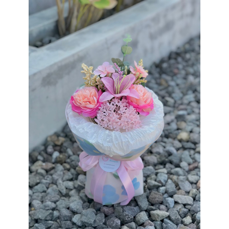 Jual Flower Round Bouquet/Buket Korea/Korean Style bouquet/ Buket bunga ...