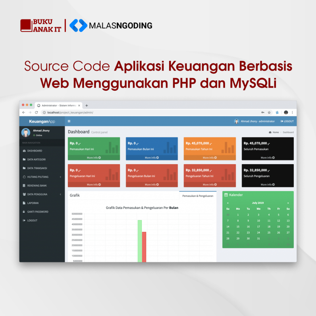 Jual SOURCE CODE APLIKASI KEUANGAN BERBASIS WEB MENGGUNAKAN PHP DAN ...