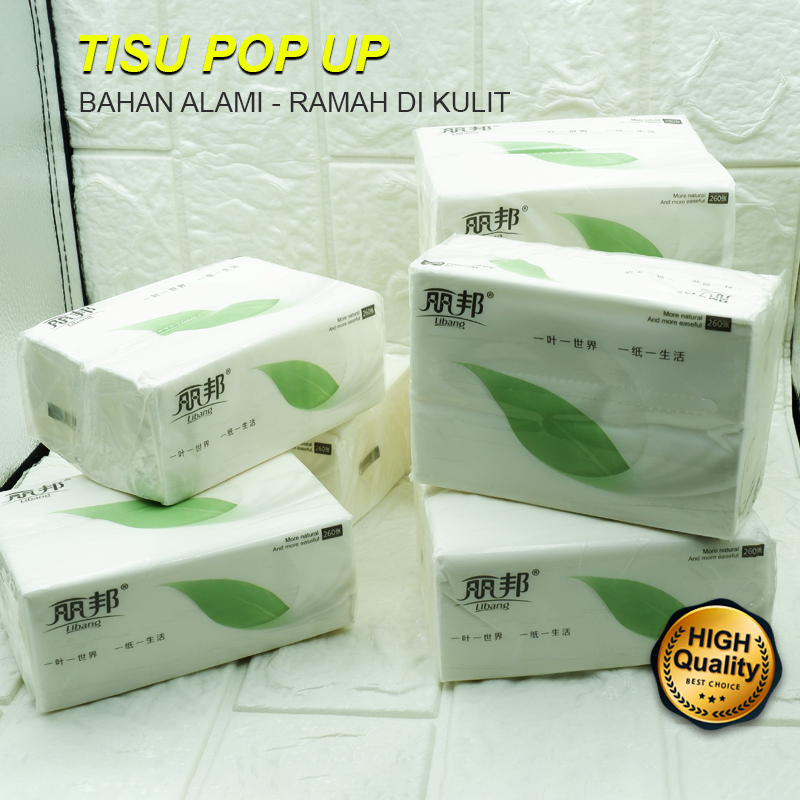 Jual Tissue Pop Up Kotak Tisu Meja Ukuran Kecil 260sheet 4ply | Shopee ...