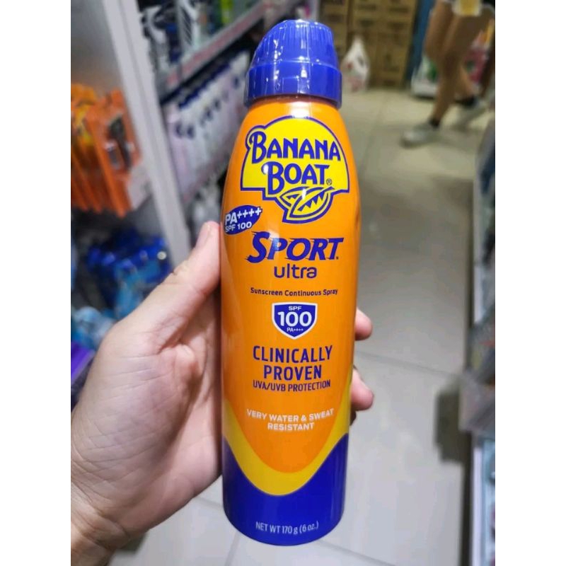 Jual PROMO SUNSCREEN ORIGINAL BANANA BOAT SPRAY LOTION SPF 100 ORIGINAL ...