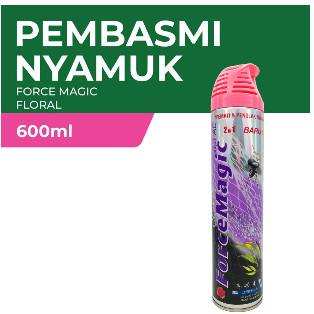 Jual Force Magic Pop Floral Fragrance 600ml | Shopee Indonesia