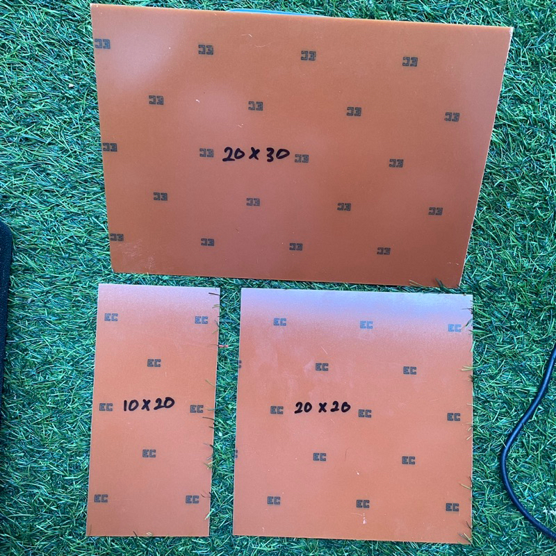 Jual pcb polos pertinak 10x20 20x20 20x30 EC coklat | Shopee Indonesia