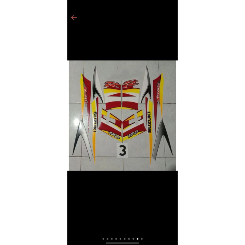 Jual STICKER STRIPING POLET FULL BODY SUZUKI SATRIA HIU SATRIA MALAYSIA ...
