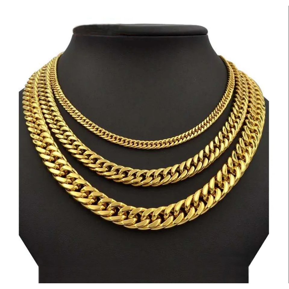 Jual Kalung titanium sisik naga warna silver dan gold | Shopee Indonesia