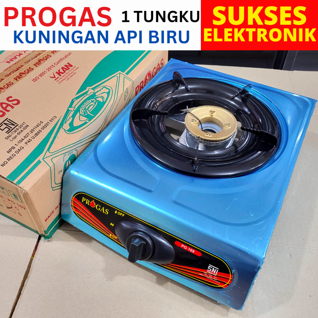 Jual KOMPOR GAS PROGAS 1 TUNGKU STAINLESS 1T T | Shopee Indonesia