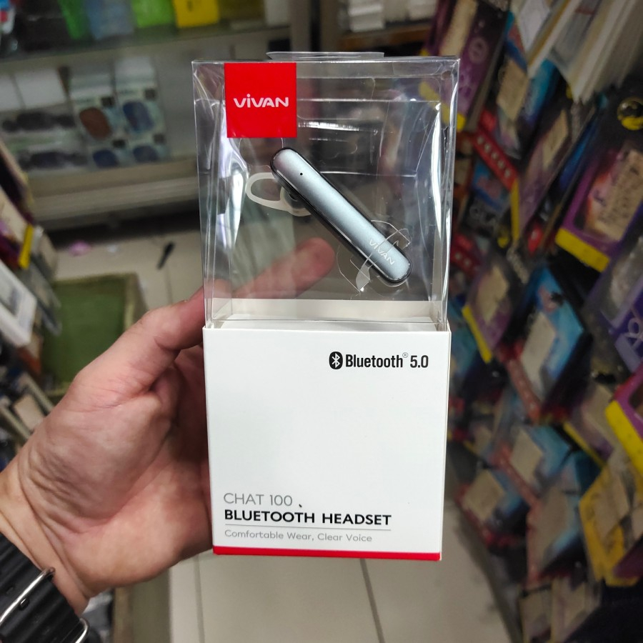 Jual HANDSFREE / HEADSET BLUETOOTH VIVAN CHAT100 DAN ROBOT TALK10 ...