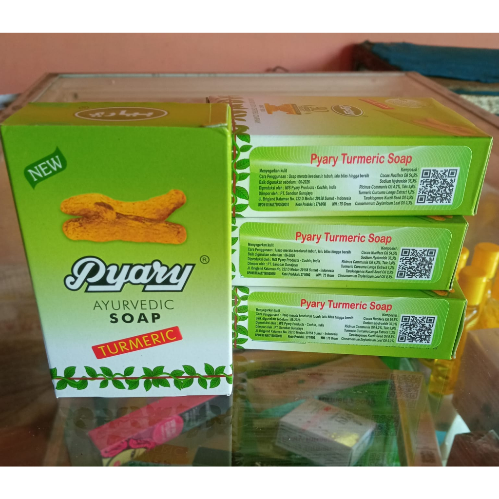 Jual BPOM RESMI SABUN ARAB PYARY TURMERIC 100% ORIGINAL | Shopee Indonesia