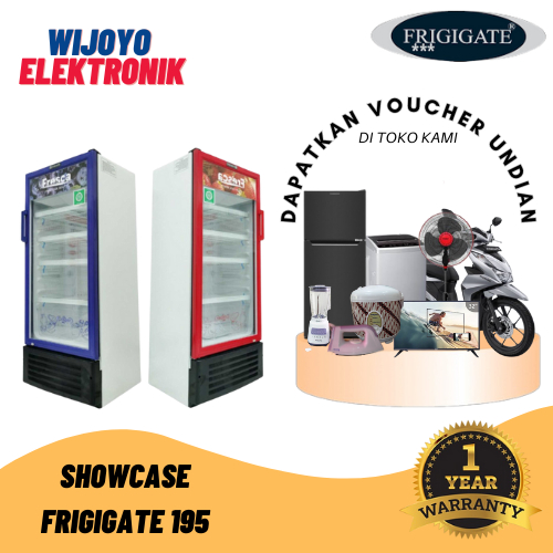Jual Frigigate Showcase Kulkas Display Chiller 169 Liter FRESCA 195 ...