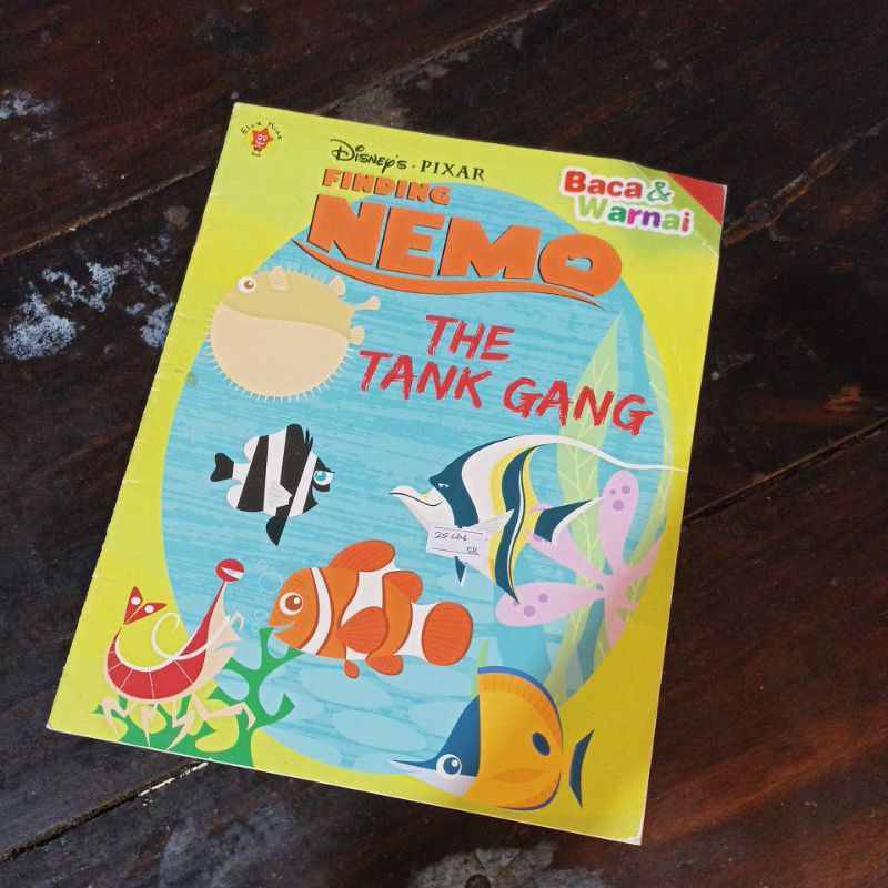 Jual Disney - Pixar Finding Nemo The Tank Gang - Baca & Warnai ...
