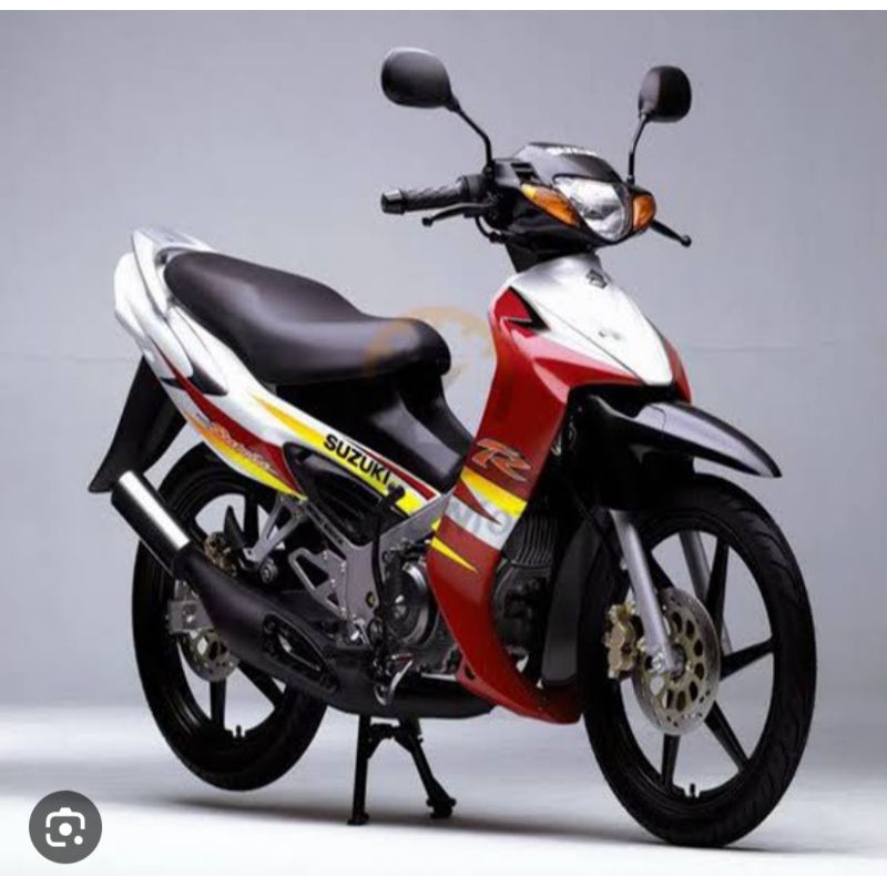 Jual striping suzuki satria hiu lscm merah putih | Shopee Indonesia