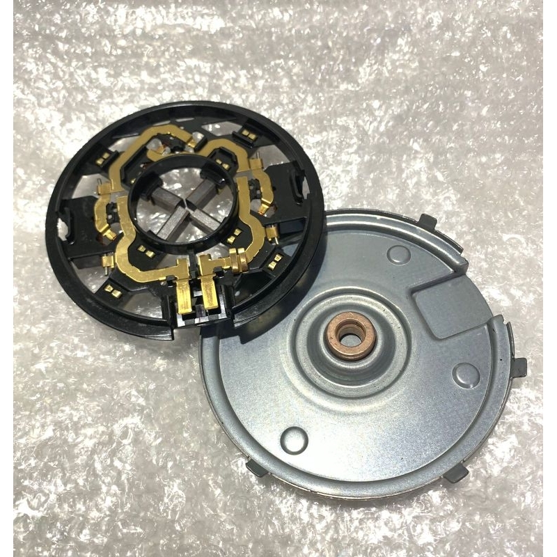 Jual Carbon Brush Arang Dua Pin Soket Cover Bushing Kuningan Dinamo Fan ...