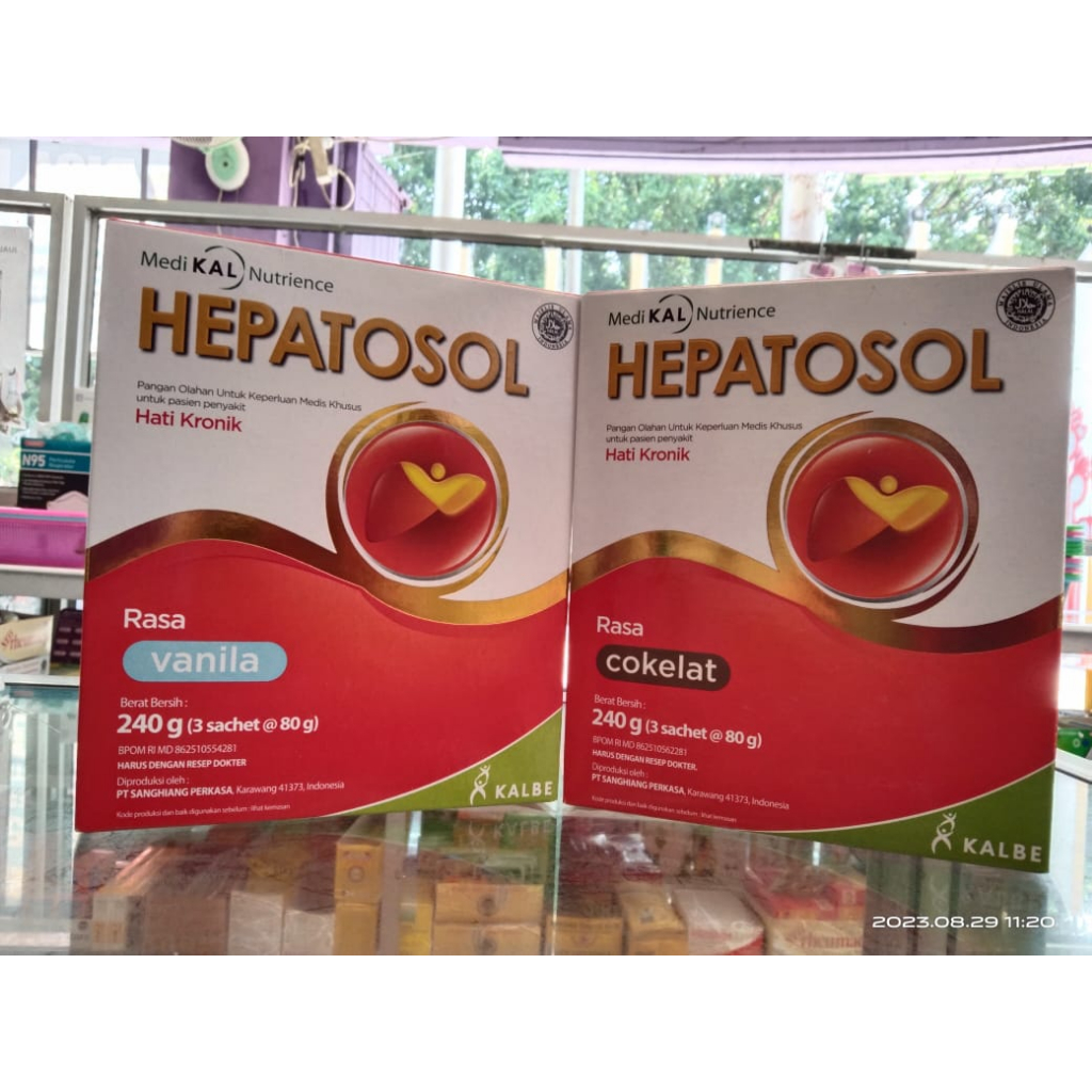 Jual SUSU HEPATOSOL 240GR - nutrisi khusus untuk gangguan pada liver ...