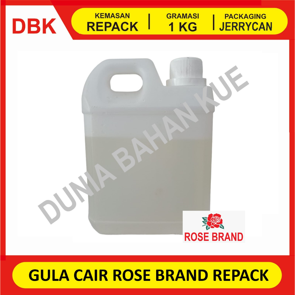 Jual ROSE BRAND GULA CAIR FRUCTOSE / GULA CAIR SIRUP FRUKTOSA - REPACK ...