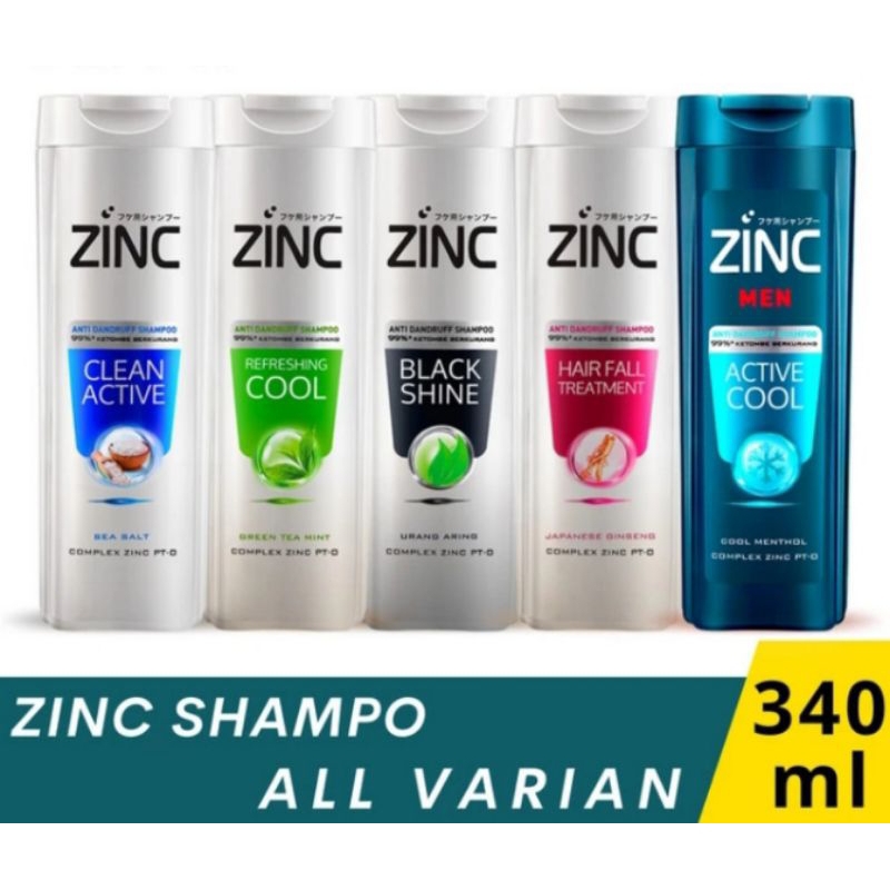 Jual Zinc Shampoo All Variant 340 mL. | Shopee Indonesia