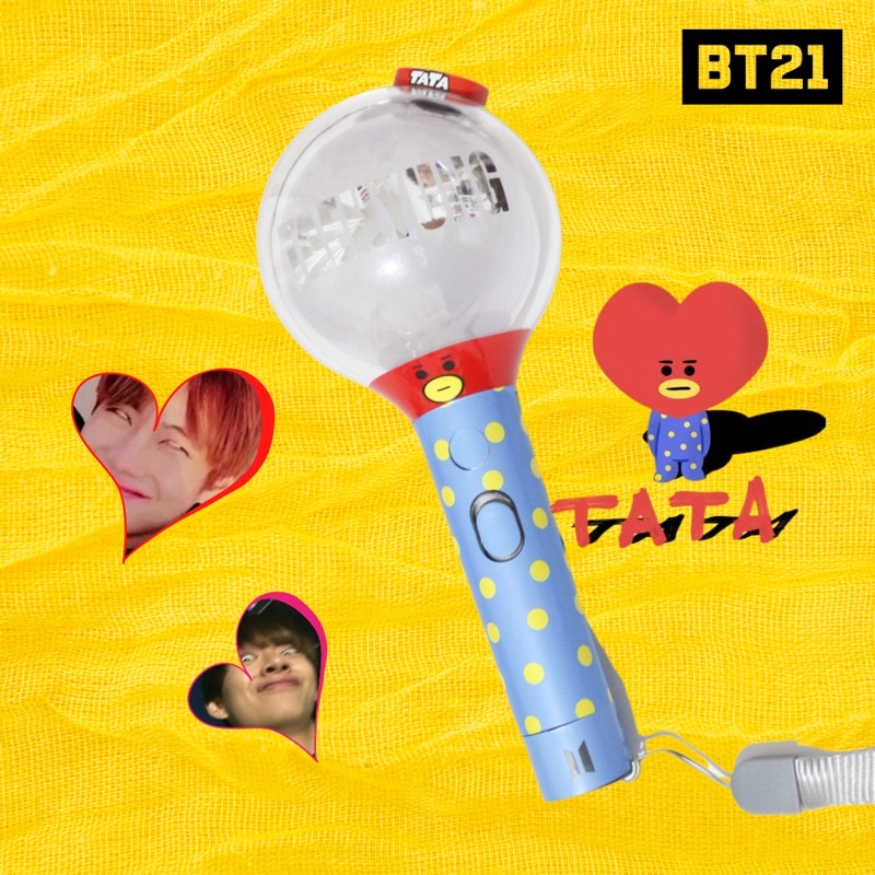 Jual Skin Sticker Decal Army Bomb Light Stick BTS TATA BT21 Version | Sticker saja bukan Light ...