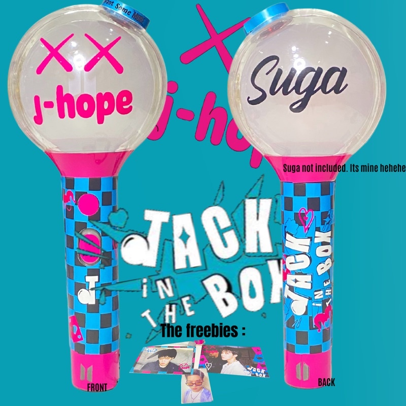 Jual Sticker Skin Decal Army Bomb Light Stick BTS JACK IN THE BOX Jhope ...