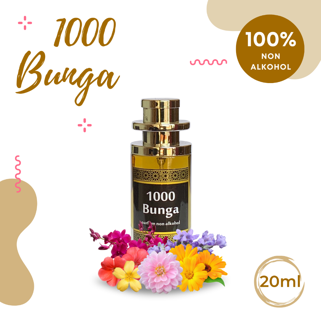 Jual Parfum 1000 Bunga 20ml Spray Minyak Wangi Arab Non Alkohol ...