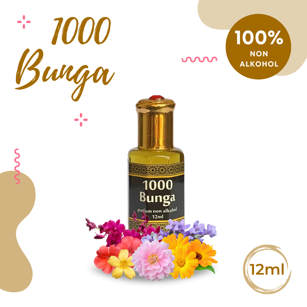Jual Parfum 1000 Bunga 12ml Roll On Minyak Wangi Sholat Non Alkohol ...
