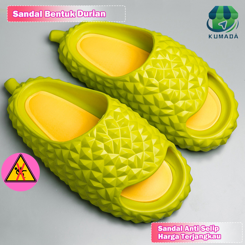 Jual Sendal Wanita Anti Licin Motif Durian Sandal Rumah Kamar Mandi ...